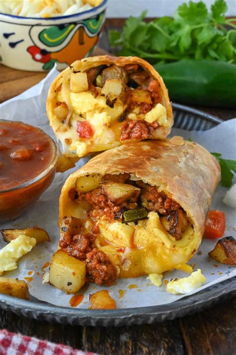 Chorizo Breakfast Burrito Butter Your Biscuit