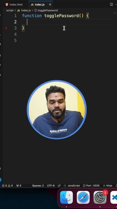 Toggle Password In Javascript Tamil Html Javascript Css Webdevelopment Tamil Youtube