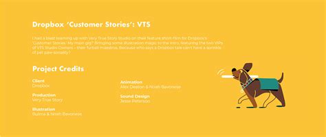 Dropbox Customer Stories Vts Intro Illustrations Behance