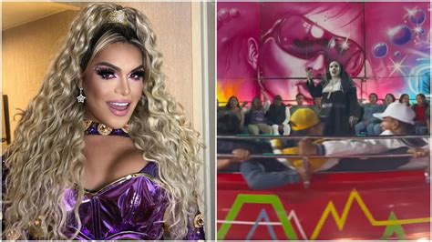 La Monja De La Feria Se Inspiró En Wendy Guevara Captan A La Influencer A Punto De Caer En