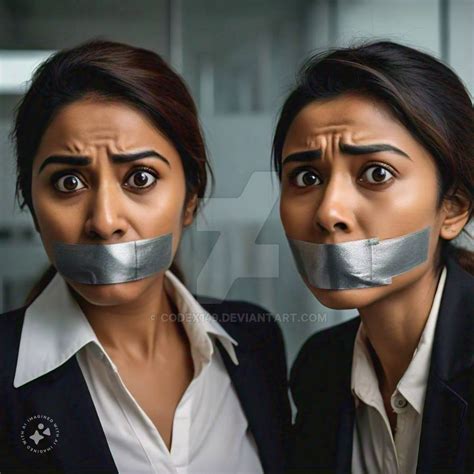 Two Business Women Tapegagged Ai By Codex149 On Deviantart