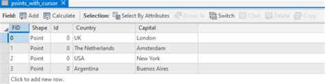 populating a feature class in arcgis pro using an insert cursor in