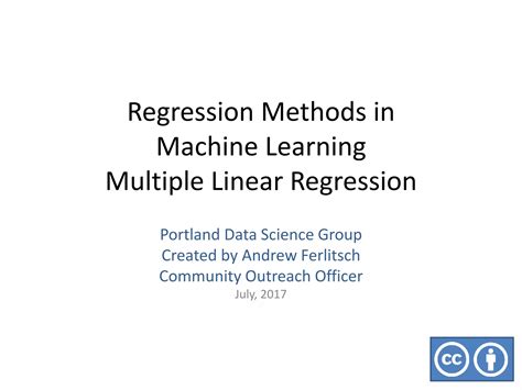 Ml Multiple Linear Regression Pptx