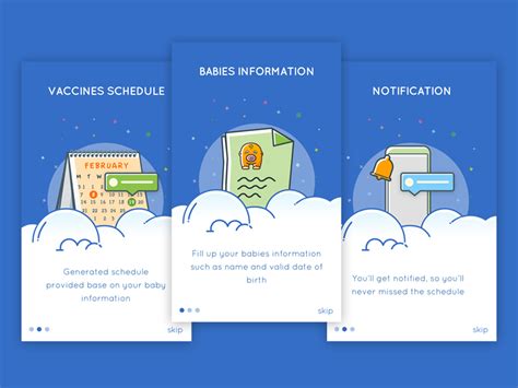 Simple Tutorial Screens Creative App Design Mobile Application