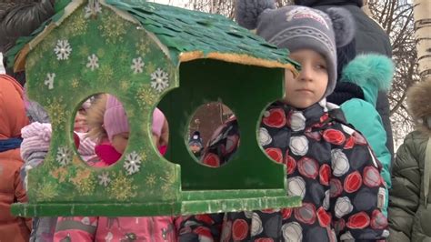 В детском саду Родничок прошла акция Покорми птиц зимой Youtube