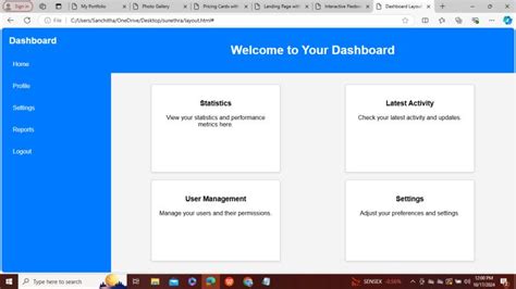 Sunethra R On Linkedin Webdevelopment Flexbox Dashboarddesign
