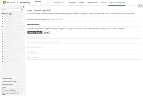 Doing A Google Import Into Microsoft Ads Here S What You Need To Know