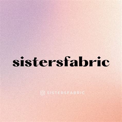 Sistersfabric ร้านค้าออนไลน์ Shopee Thailand
