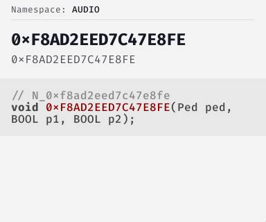 BlockAllSpeechFromPed FiveM Natives Cfx Re Docs