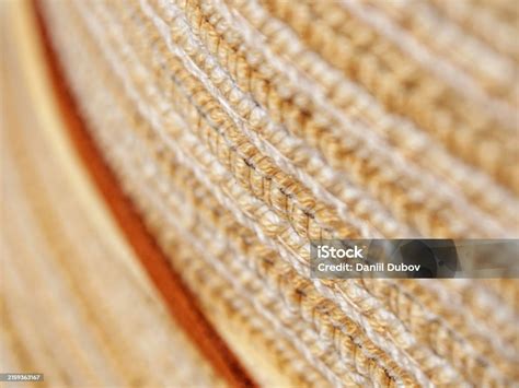 솔기와 실을 가진 배경 섬유 직물 구조 선택적인 초점 매트 구조 모자 갈색에 대한 스톡 사진 및 기타 이미지 갈색 거친 공란 Istock
