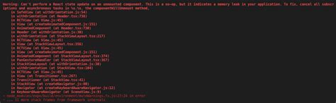 Javascript Cant Perform A React State Update On An Unmounted