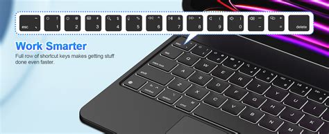 Amazon Com Goojodoq Magnetic Keyboard For Ipad Air Inch M Ipad Pro Inch Th