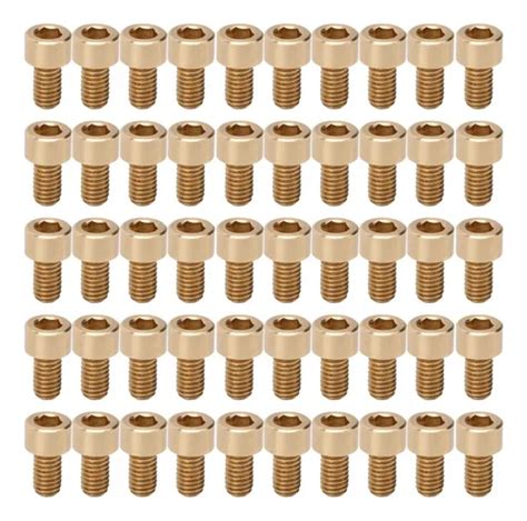 Tornillo M6 Hex Socket Cobre Sujetador Hardware H 50 Unidad Meses Sin Interés