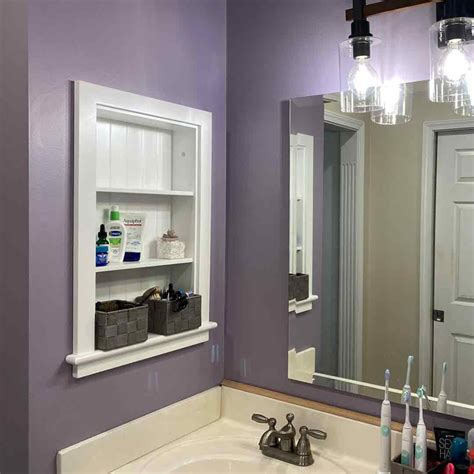 Stylish Recessed Bathroom Wall Cabinet Space Saving Storage Solutions