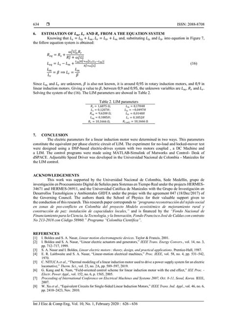 parameter estimation of three phase linear induction motor by a dsp