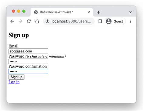 Setup Very Basic Authentication With Devise In Rails 7 Dev Community