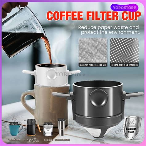 Meet The Beauty Portable Reusable Coffee Dripper Coffee Filters Drip