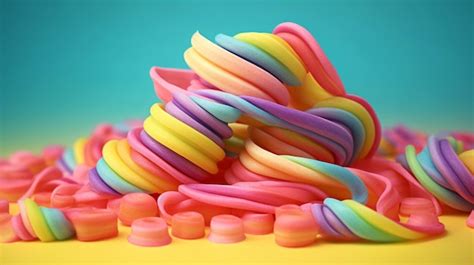 Premium Ai Image Sour Candy Strips
