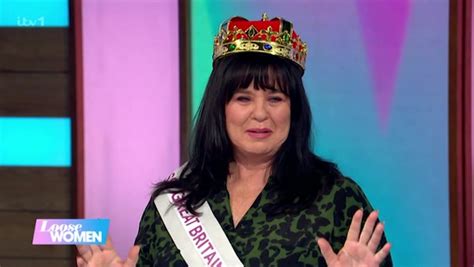 Itv Loose Womens Coleen Nolan Reveals Pride After Daughter In Law Wins Miss Gb The Mirror