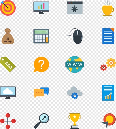 Set Of Seo Search Engine Optimization Icons Png Pngwing
