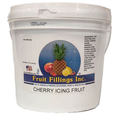 Fruit Fillings Cherry Icing Fruit 10lbs Stover And Company