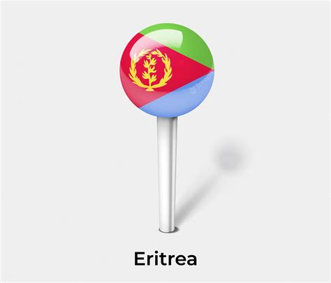 Premium Vector Eritrea Push Pin For Map Vector Illustration