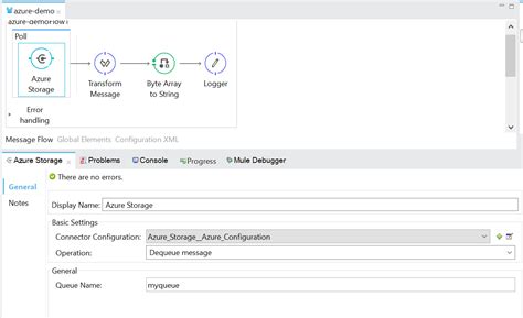 Dequeue Message From Azure Queue Mulesy