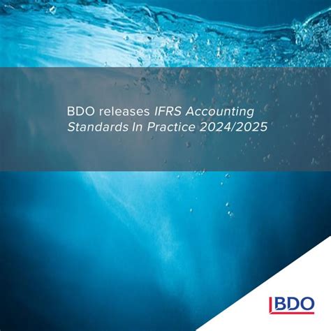 Bdo Publishes Ifrs Accounting Standards In Practice Theunis Schoeman