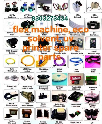 Flex Printing Machine Spare Parts At In Kanpur Id