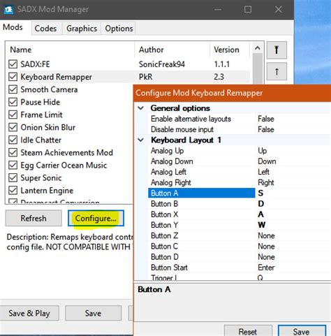 SADX Mod Installer Steam Solo