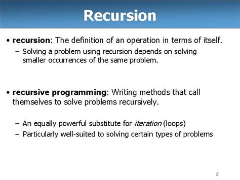 Building Java Programs Chapter 12 Recursion Recursion Recursion