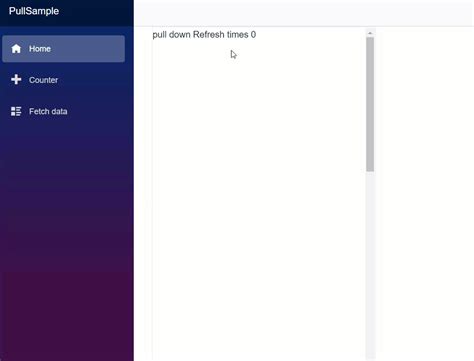 Github Bcdlibpullcomponent A Blazor Pull Refresh Component Library