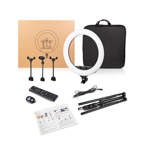 Кольцевая лампа BUCOS BCS F488 Ring Light 55 см со штативом - купить ...
