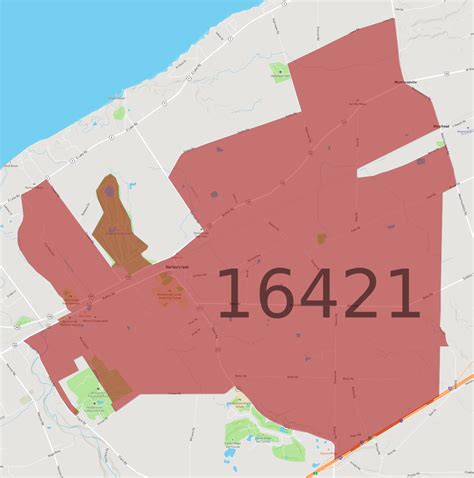 Zip Code 16421