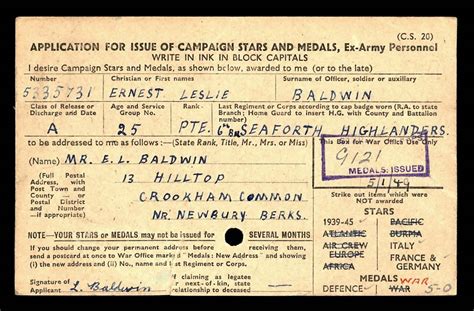 Ww2 And Territorial Efficiency Medal Group Of Six Pte E L Baldwin