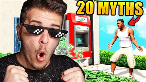 ΛΥΝΩ 20 ΜΥΘΟΥΣ ΣΤΟ Gta 5 Youtube