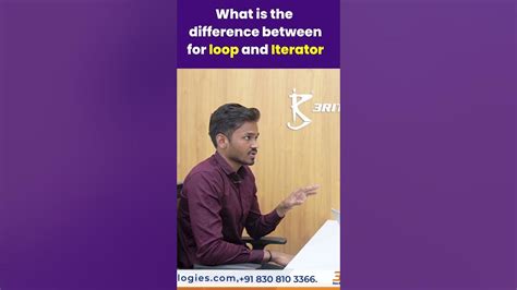 Difference Between For Loop And Iterator Python Interview Questions And Answers For Data