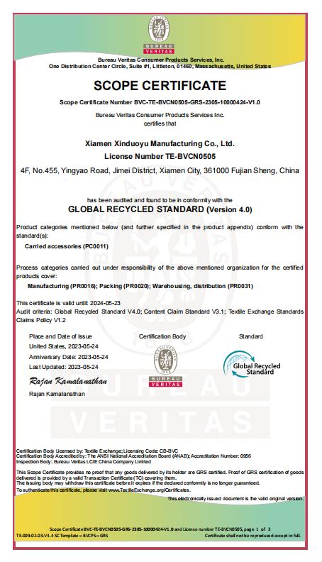 News Whats The Grs Certification