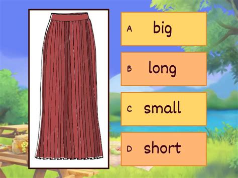 Go Getter Unit Clothes Quiz