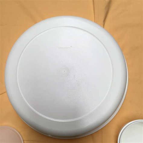 Vintage Tupperware Large Serving Centre Dish With Lid And Containers