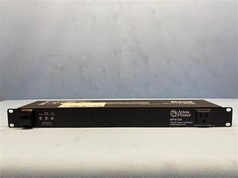 Atlas Power Ap S15a 15a Ac Power Conditioner And Distribution Unit Lpav