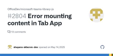 Error Mounting Content In Tab App · Issue 2804 · Officedevmicrosoft