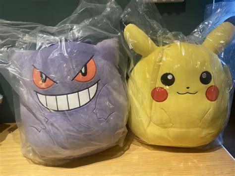 Squishmallows Gengar Und Pikachu Pok Mon Von Kellytoy Brandneu Mit