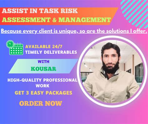Assist In Task Risk Assessment And Management By Engrkousar Fiverr