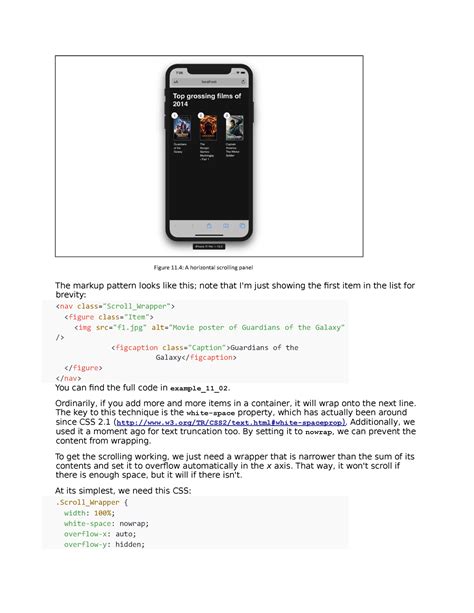 Creating Horizontal Scrolling Panels The Markup Pattern Looks Like This Note That Im Just