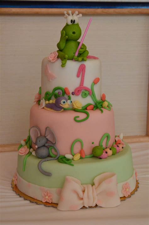 ΣΠΙΤΙΚΗ ΤΟΥΡΤΑ ΓΕΝΕΘΛΙΩΝ ΜΕ ΖΑΧΑΡΟΠΑΣΤΑ Για τα πρώτα γενέθλια της μικρής μου Ο βάτραχος είχε