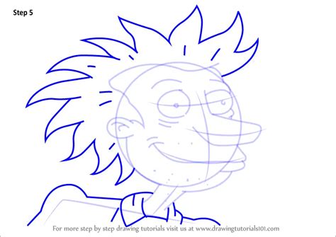 How To Draw Stu Pickles From All Grown Up All Grown Up Step By Step