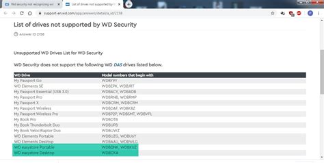 Wd Security Not Recognizing Wd Easystore WD Security WD Community