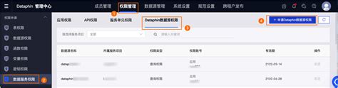 如何管理dataphin数据源权限 智能数据建设与治理 dataphin dataphin 阿里云帮助中心