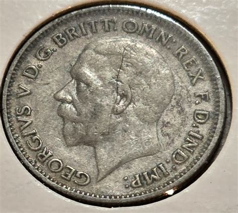 1933 British Silver Six Pence Coin Rare Uk Piece For Sale Buy